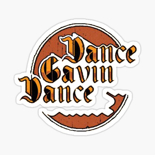 "Dance Gavin Dance Graphic Design " Sticker for Sale by a7med | Redbubble