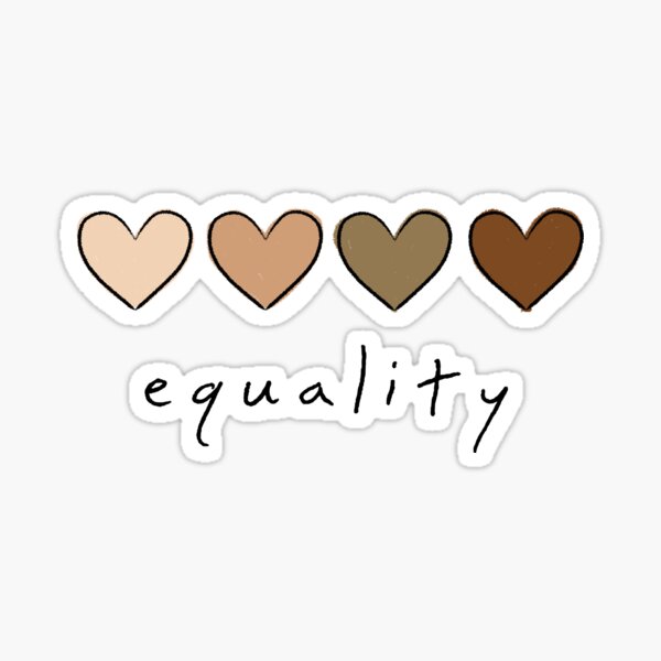 "Equality" Sticker for Sale by HotZelda | Redbubble