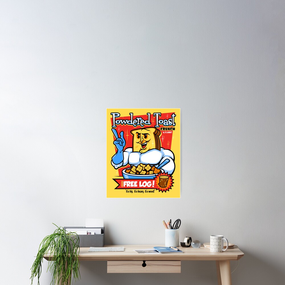 "Powdered Toast Crunch" Poster for Sale by harebrained | Redbubble