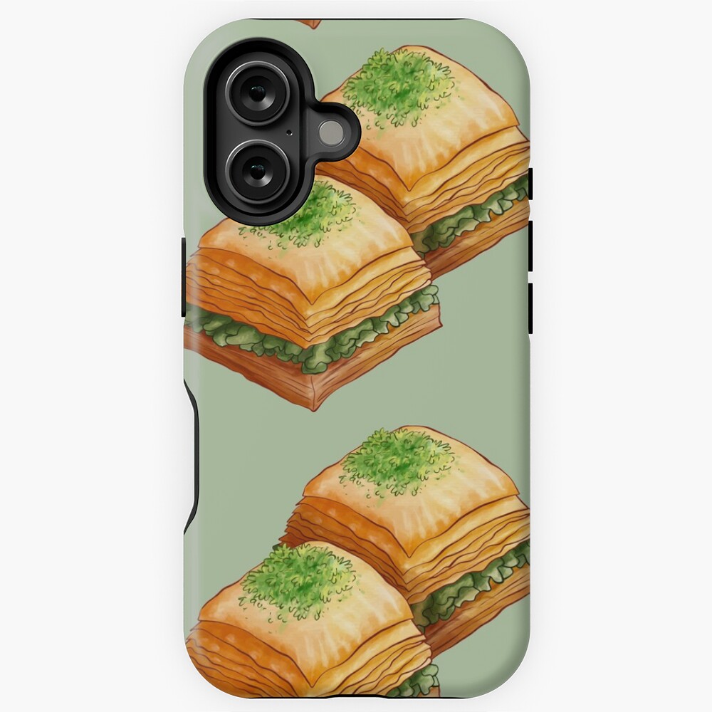 "Pistachio Baklava" Sticker for Sale by NiftyTrinket | Redbubble