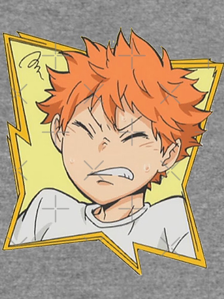 "Angry Shoyo Hinata Haikyuu! Bubble Sticker" Lightweight Sweatshirt by ...