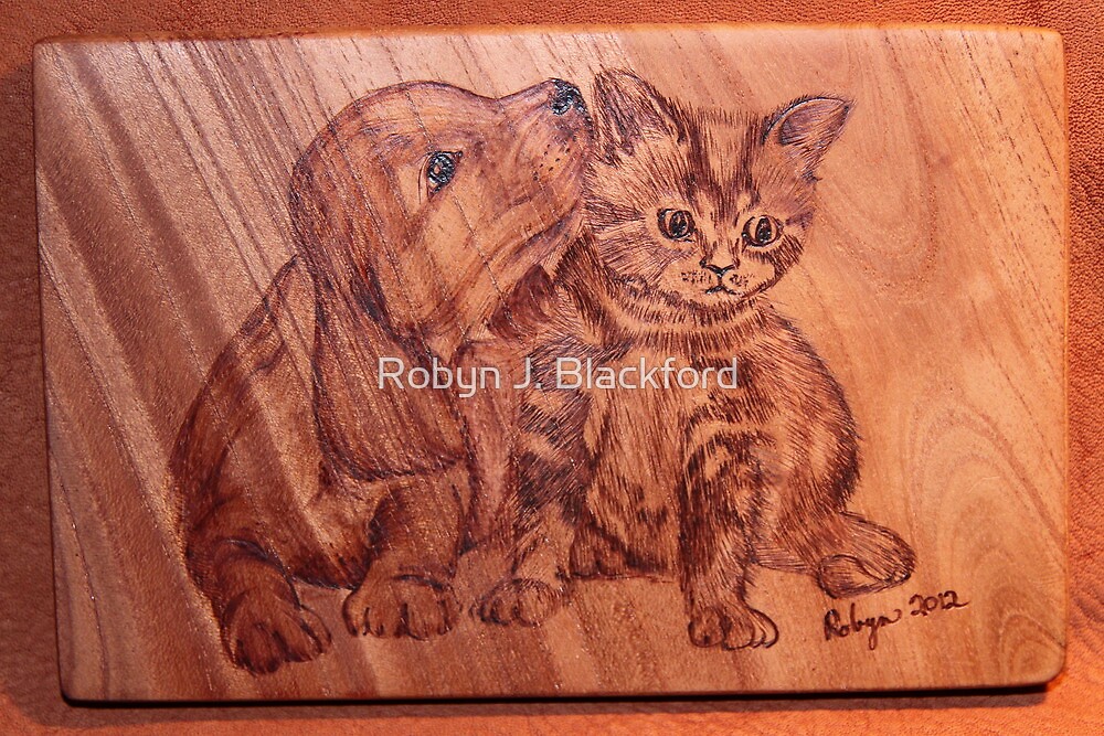 "Pyrography: The 'Kleenex' Puppy & Kitten" by Robyn J. Blackford ...