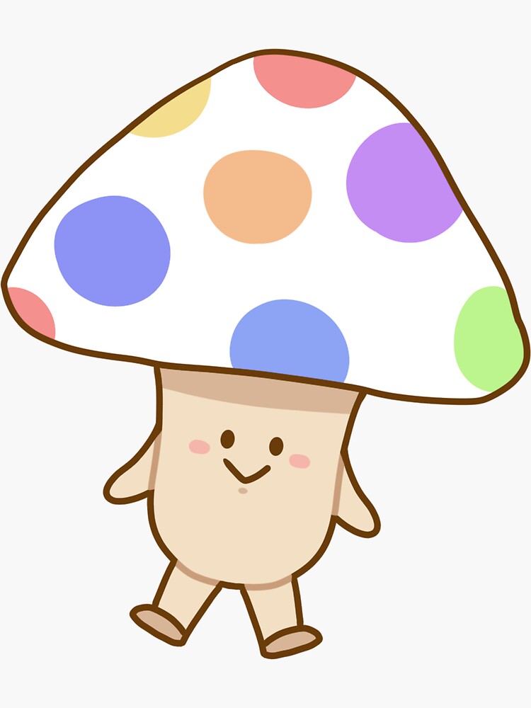 Gay Pride Mushroom Sticker By Pridemushrooms Redbubble