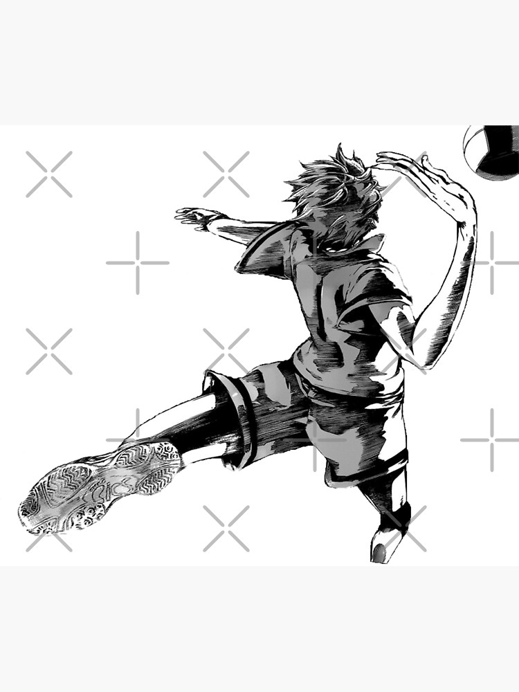 "Shoyo Hinata Haikyuu! Spike" Canvas Print for Sale by Elsogoals ...
