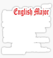 English Major: Stickers | Redbubble