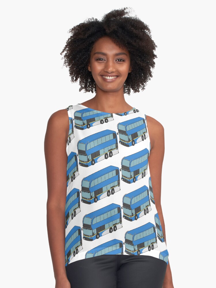 "Vancouver Double Decker Bus" Sticker for Sale by Orcanadian | Redbubble