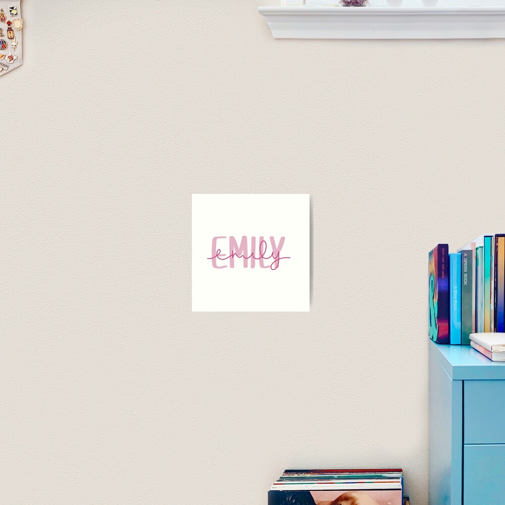 "Emily" Sticker for Sale by EmilyN99 | Redbubble