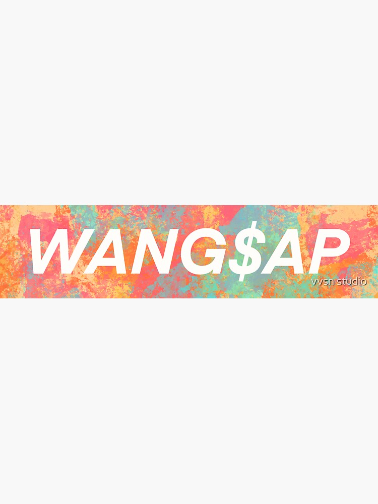 "Wangsap" Sticker by stickerlocker | Redbubble