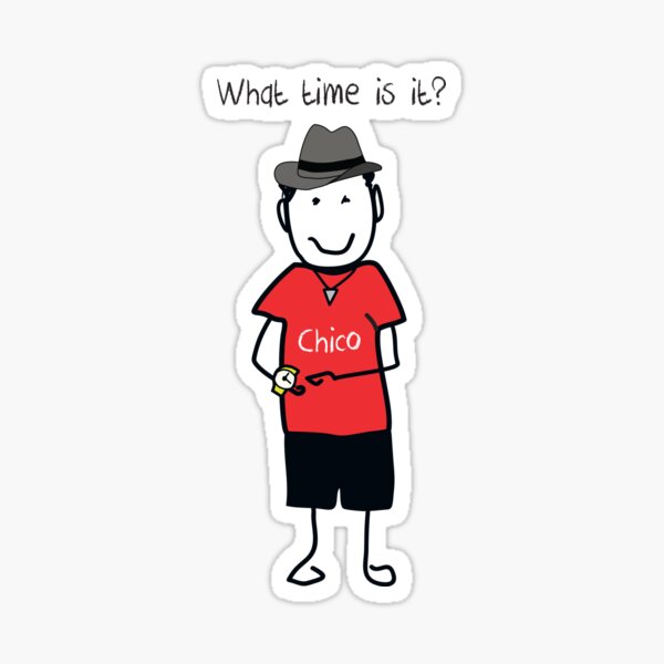 "Chico Time" Sticker by DanandDee | Redbubble