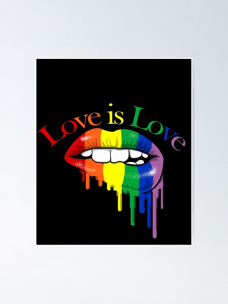 "Pride Print, Pattern for Lgbtq, Queer Design," Poster for Sale by ...