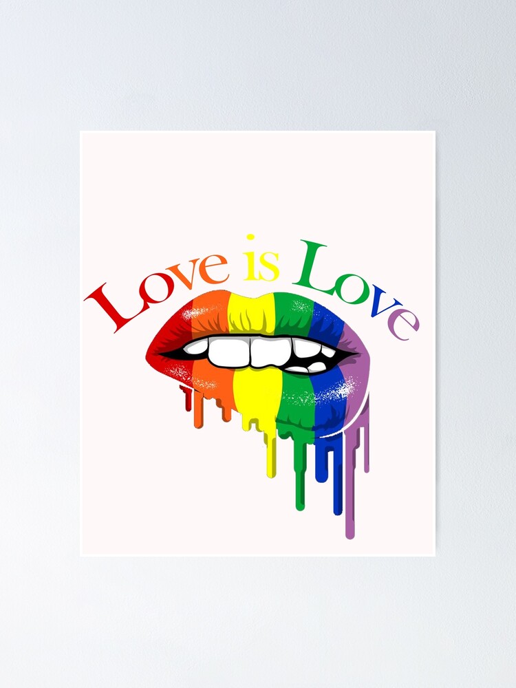 "Pride Print, Pattern for Lgbtq, Queer Design," Poster for Sale by ...