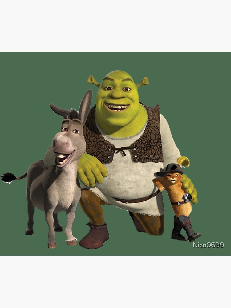 "Shrek Trio" Poster for Sale by Nico0699 | Redbubble