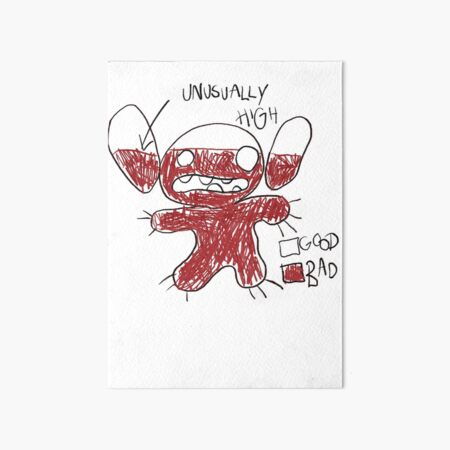 "Lilo and stitch badness level drawing" Art Board Print for Sale by ...