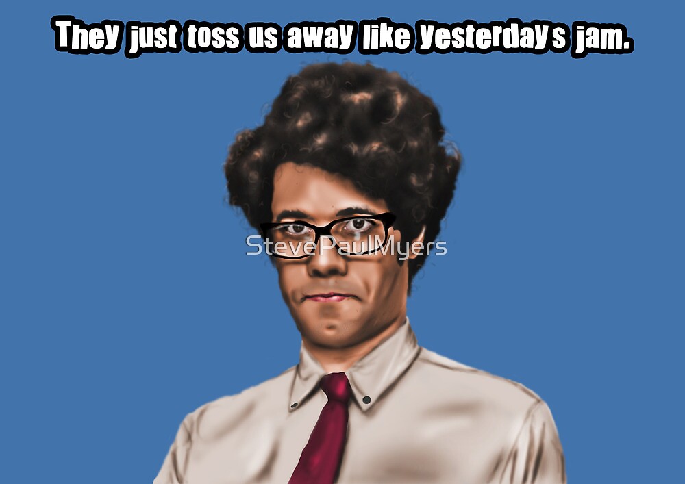 "Moss IT Crowd Card" by StevePaulMyers | Redbubble