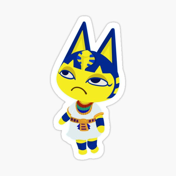 "Ankha" Sticker for Sale by cattybonbon | Redbubble