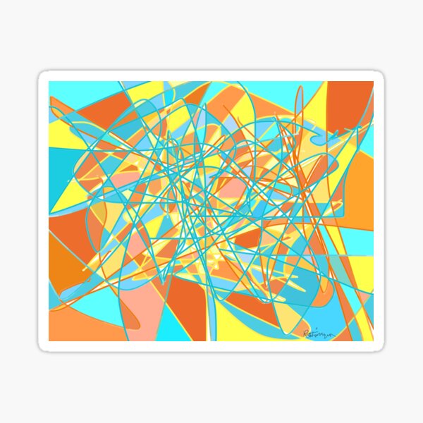 "Pinwheel" Sticker for Sale by headtrackerart | Redbubble