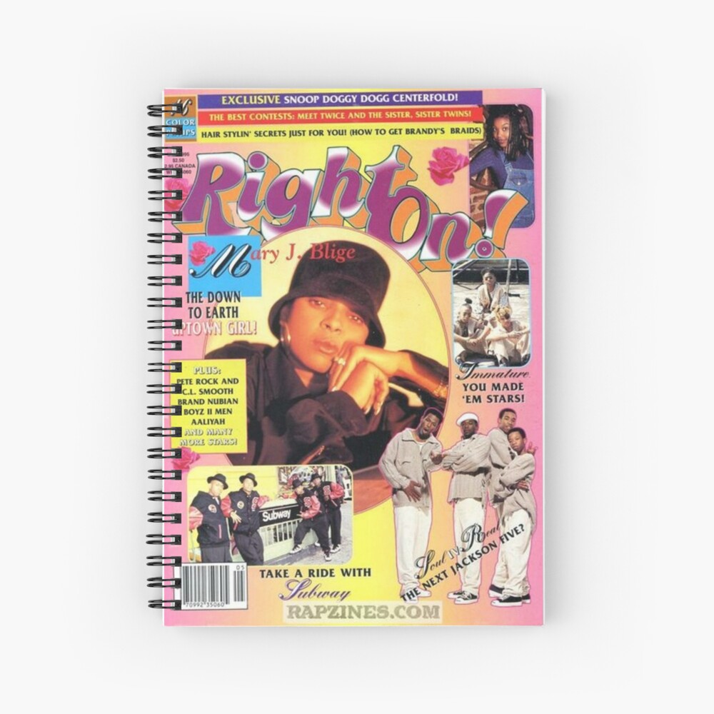 "y2k magazine aesthetic" Spiral Notebook by elinguinness | Redbubble
