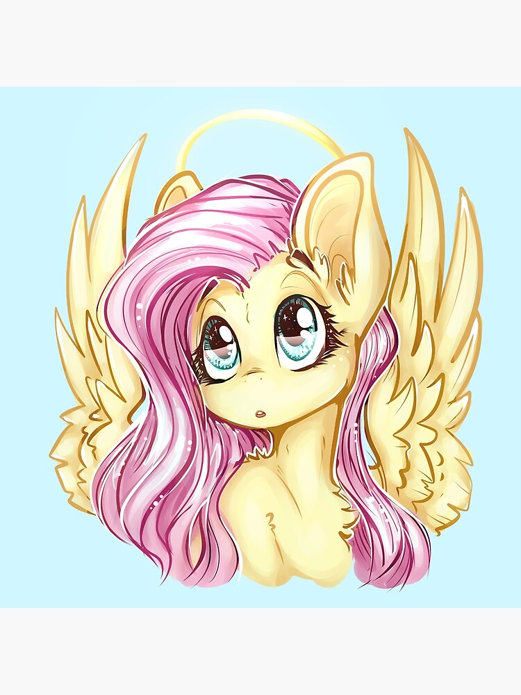 "Fluttershy our little Angel " Poster by SofiaArtFactory | Redbubble
