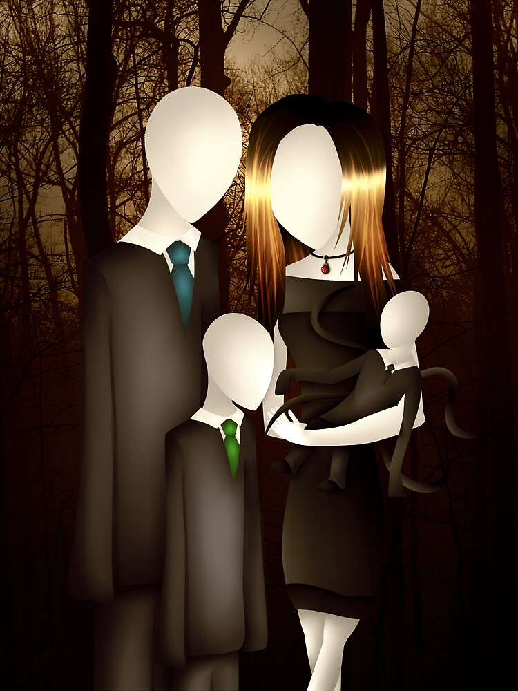 "Slender Family Portrait" by Immortalsushi | Redbubble