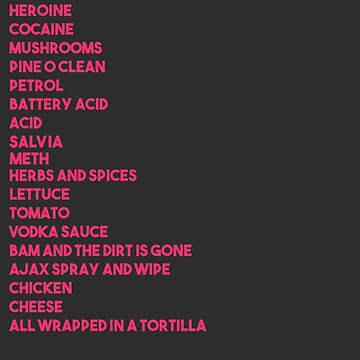 "Trippa Snippa Ingredients" Sticker for Sale by Heroes-choice | Redbubble