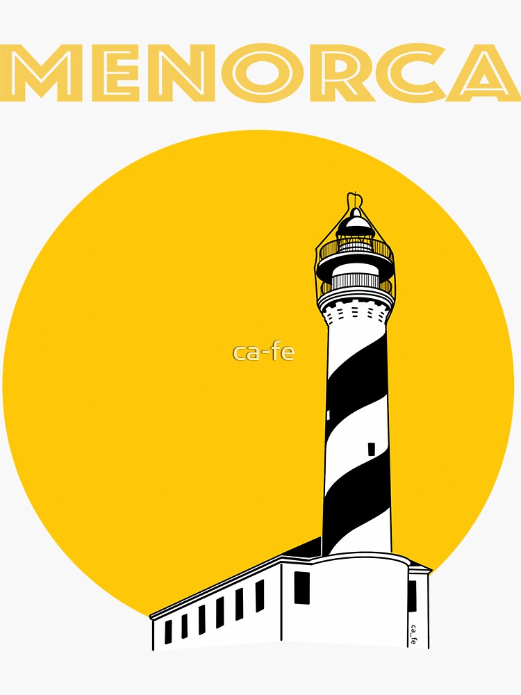 "Favaritx Menorca" Sticker for Sale by ca-fe | Redbubble