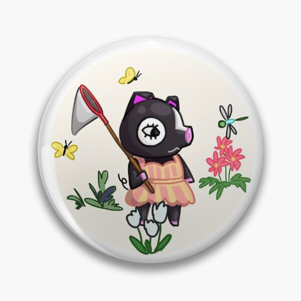 Animal Crossing New Horizons Agnes Pins and Buttons | Redbubble