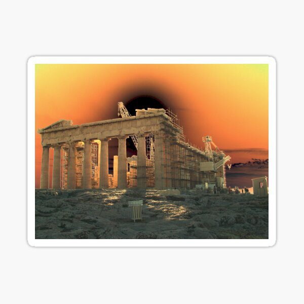 "Acropolis, Athens " Sticker for Sale by asjmonro | Redbubble