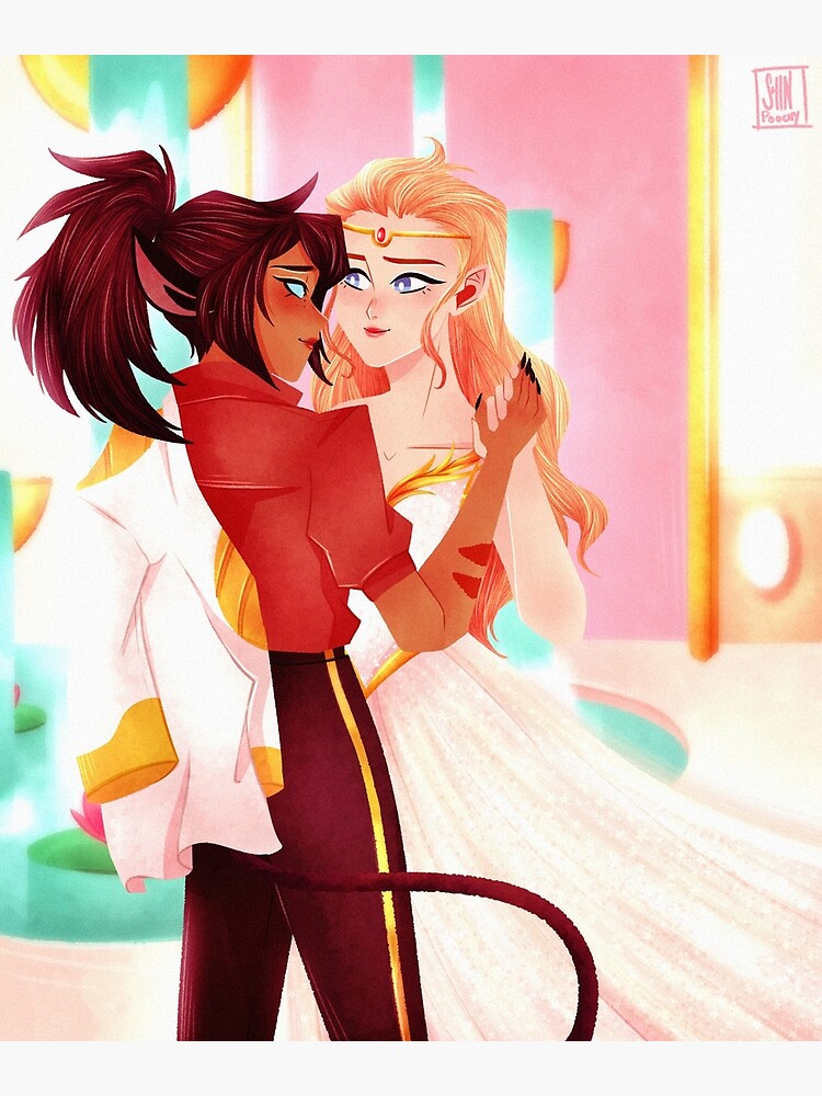 "may i have this dance (future catradora)" Art Print by shinpoochy ...