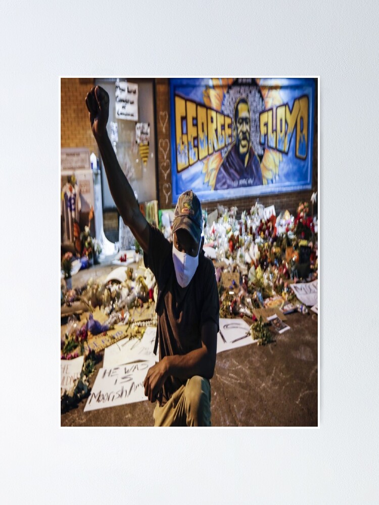 "RIP George Floyd" Poster for Sale by Caactus1217 | Redbubble