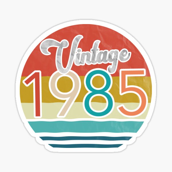 "Vintage 1985 - 1985 Birthday Gift - Born in 1985 - 35th Birthday ...