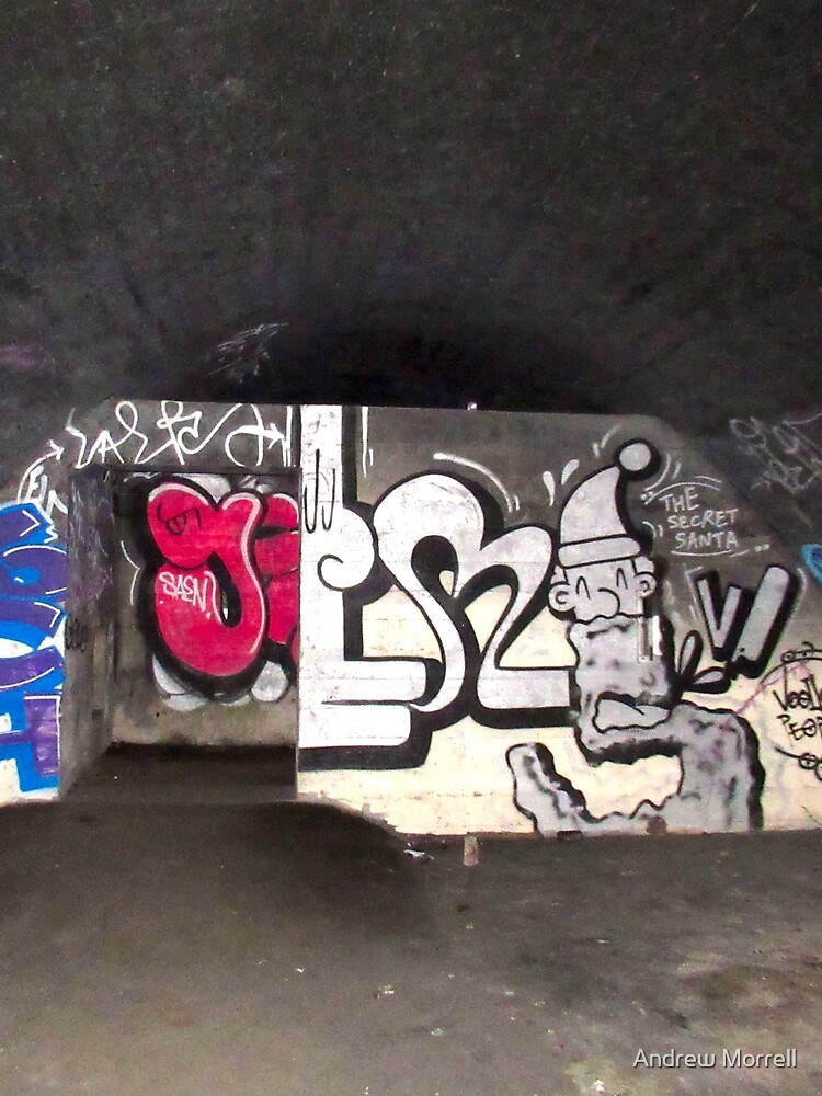 "Culvert graffiti, graffiti, WW2 Blast Wall, Culvert, Deep Underground ...
