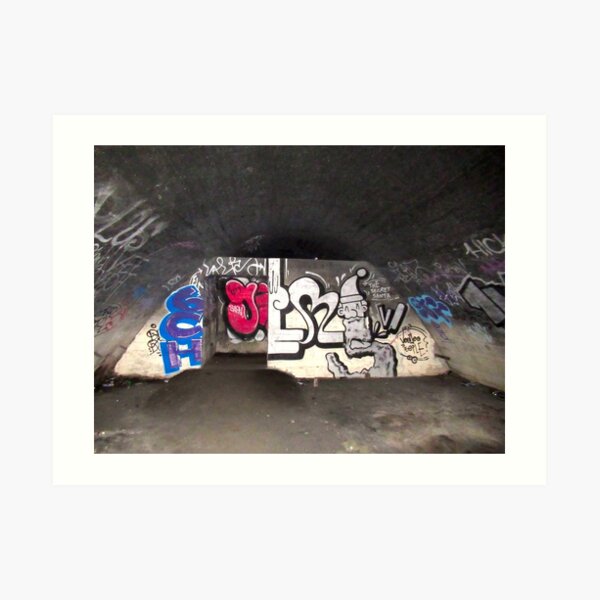 "Culvert graffiti, graffiti, WW2 Blast Wall, Culvert, Deep Underground ...