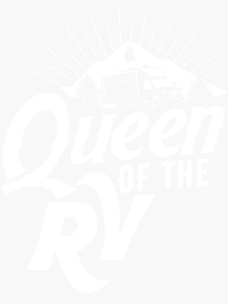"RV design, Camper graphic, Glamping Tee, RV Trailer Tee" Sticker by ...