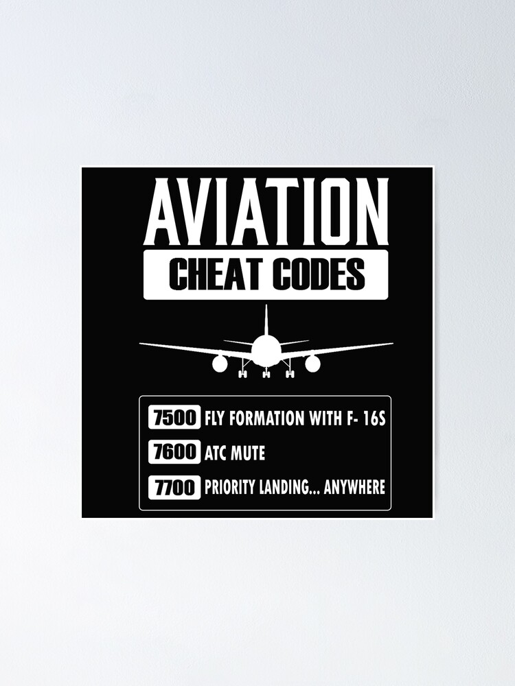 "Aviation Codes " Poster for Sale by Ahmadnw29 | Redbubble