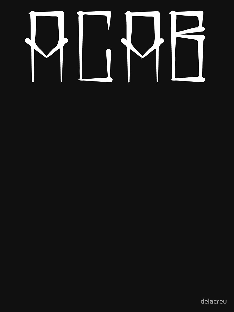 "ACAB LETTERS" T-shirt by delacreu | Redbubble