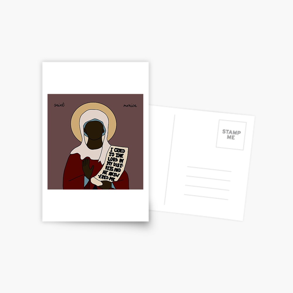 "Saint Monica" Sticker for Sale by Katherine Mumey | Redbubble