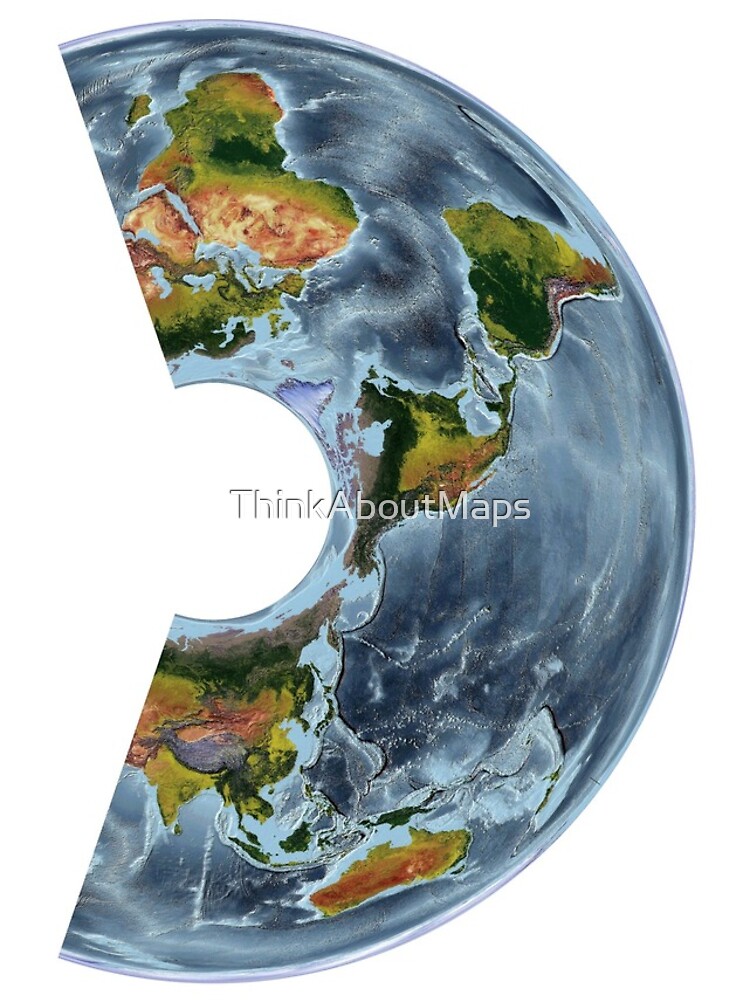 "NAD 1927 - World Map showing land and oceans" iPhone Case for Sale by ...