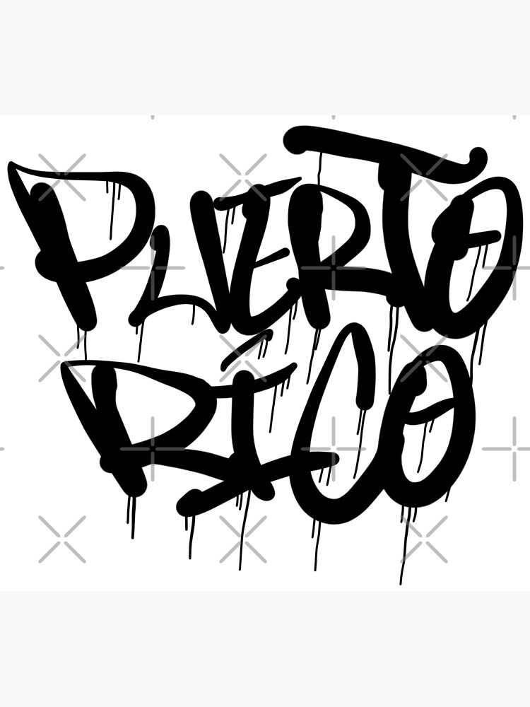 "Puerto Rico graffiti drip" Poster for Sale by SamuelMolina | Redbubble
