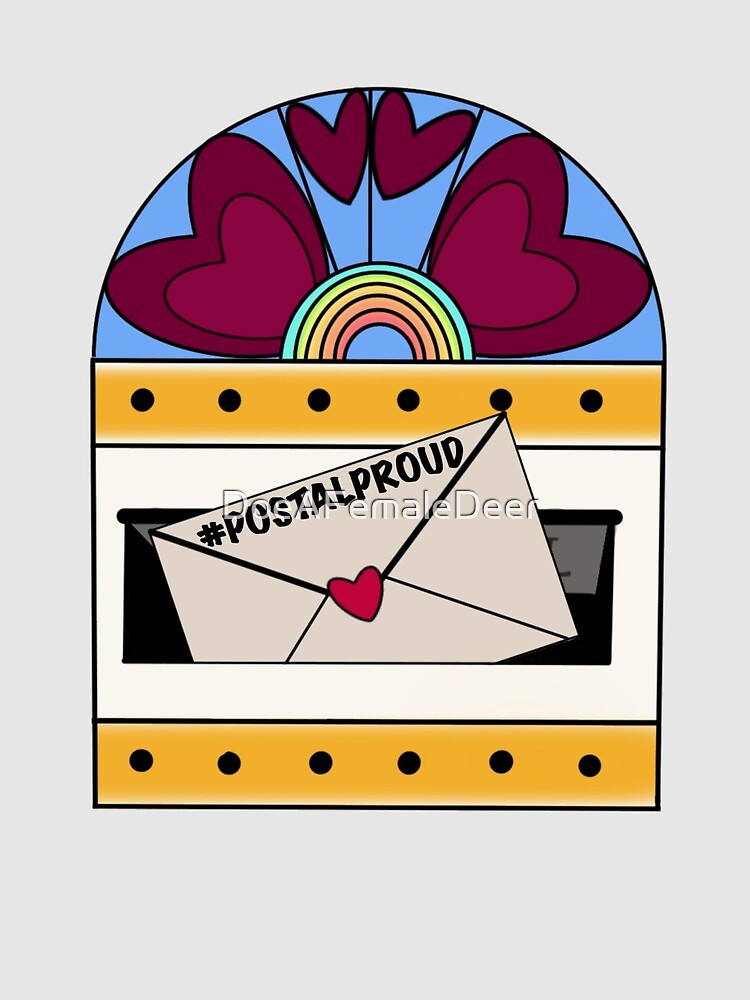 "Postal Proud" Canvas Print for Sale by DoeAFemaleDeer | Redbubble