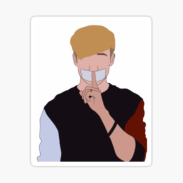 "sam golbach sticker " Sticker for Sale by semiartk | Redbubble