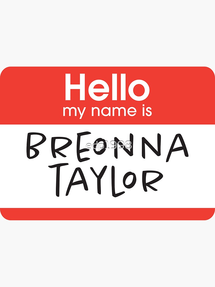 "RIP Breonna Taylor" Sticker by edp1998 | Redbubble