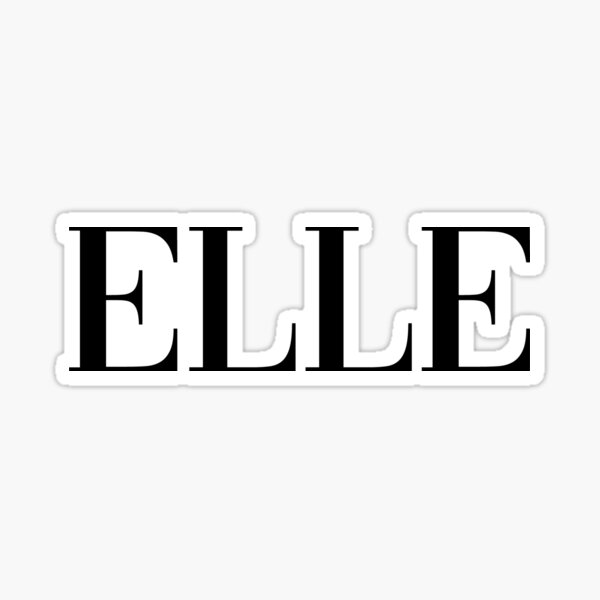 "elle magazine" Sticker by disneysminnie | Redbubble