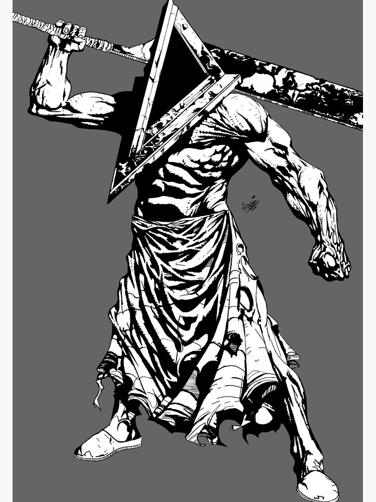 "Pyramid head" Sticker for Sale by S0nvi | Redbubble