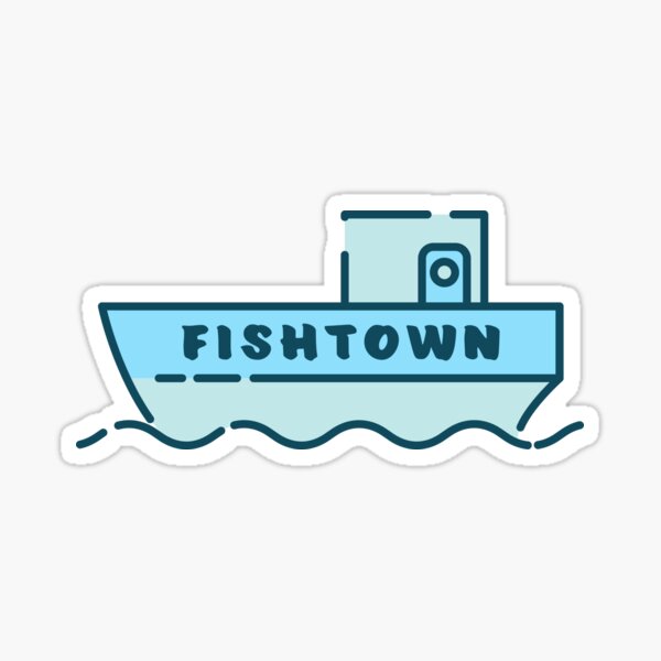 "Fishtown" Sticker for Sale by lindseypmiller | Redbubble