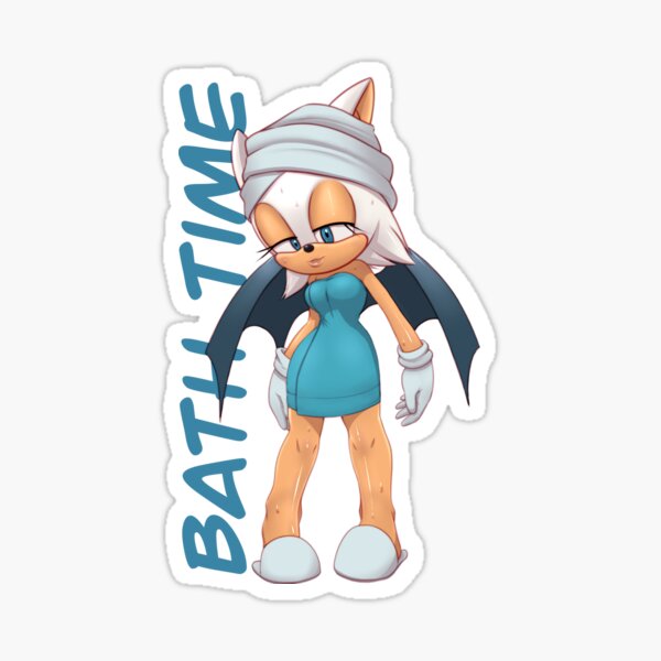 "Rouge the bath" Sticker by MartinUve | Redbubble