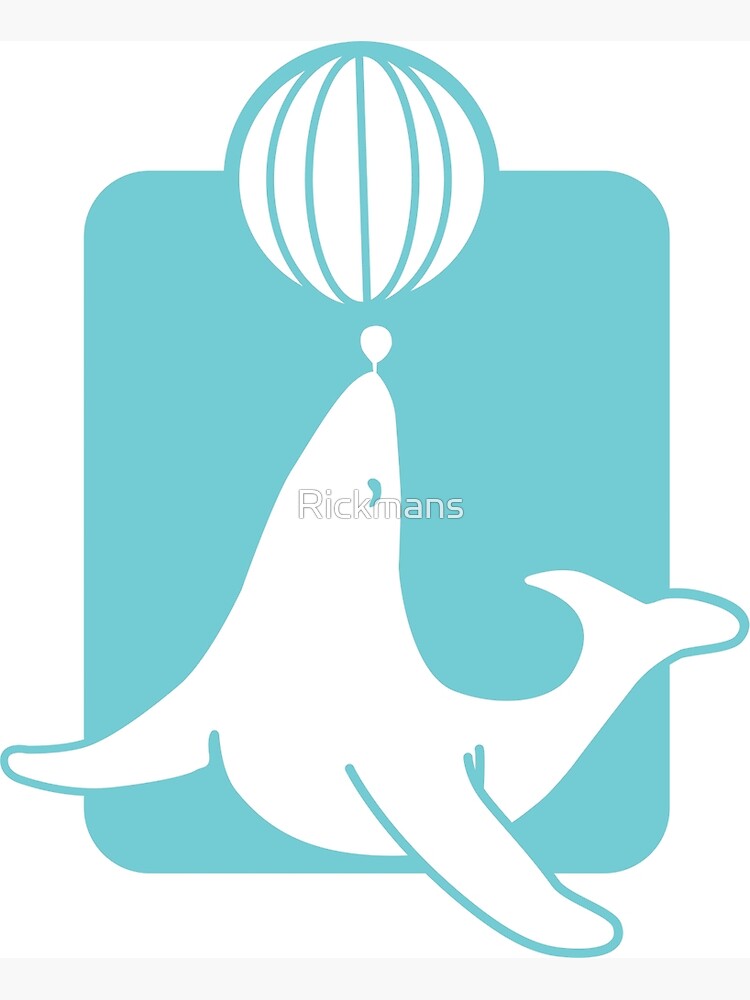 "Snow Seal" Art Print by Rickmans | Redbubble