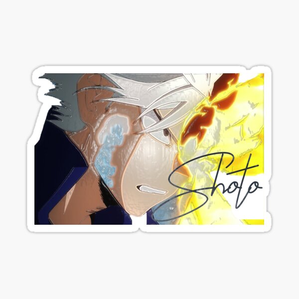 "MHA Shoto" Sticker for Sale by DSG-PANDA | Redbubble