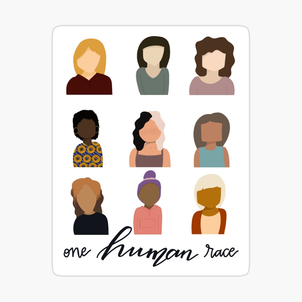 One Human Race Poster One Race The Retailer Human Race Poster