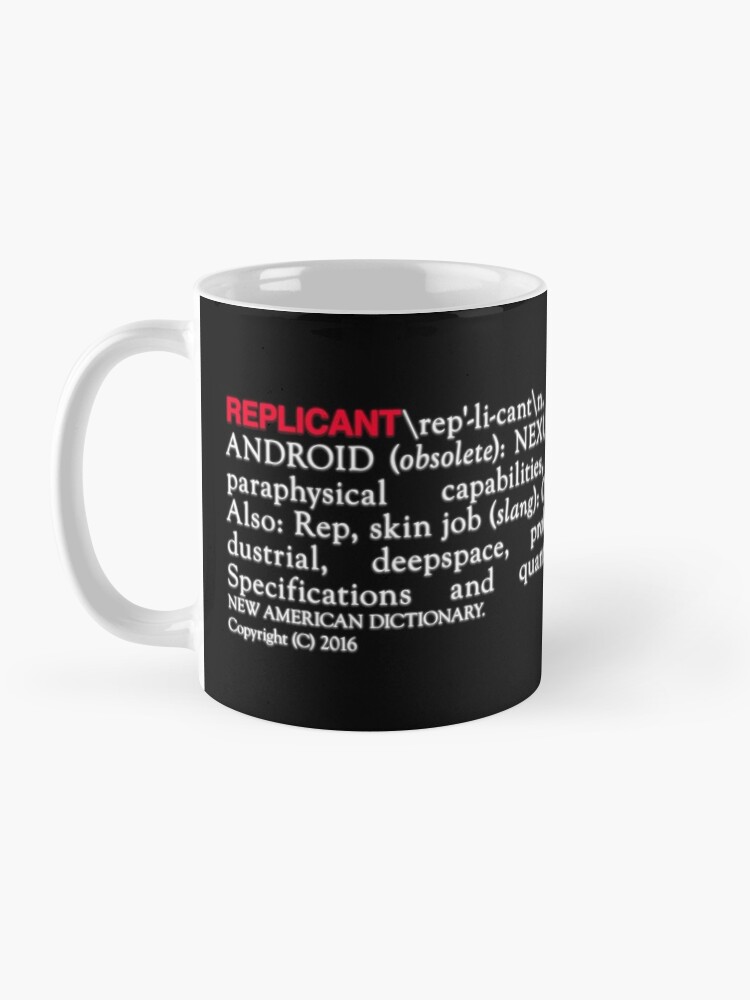 "Replicant - definition" Mug by lucwhos | Redbubble