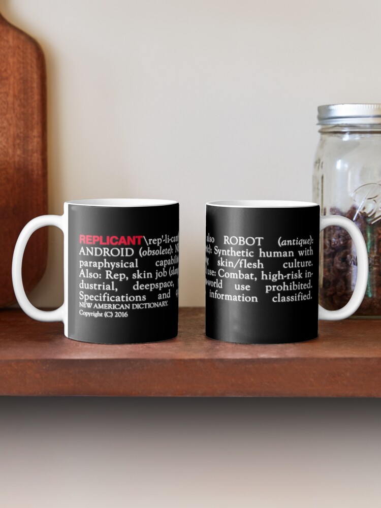 "Replicant - definition" Mug by lucwhos | Redbubble